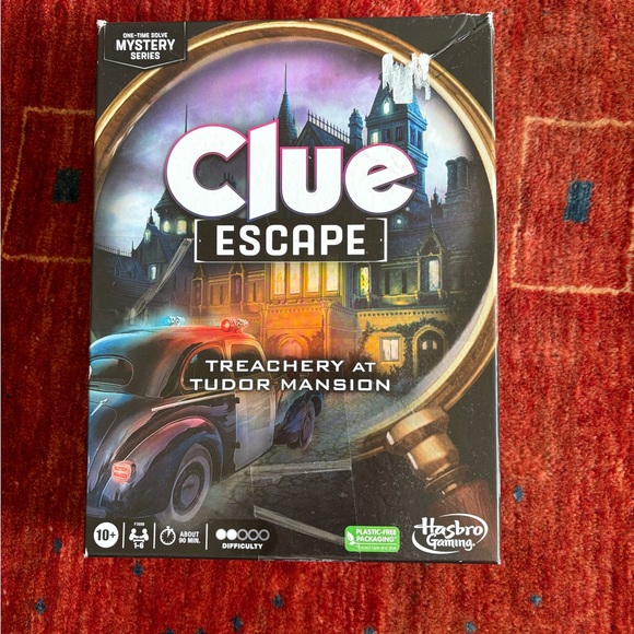 Hasbro | Games | Hasbro Clue Escape Treachery At Tudor Mansion Black ...